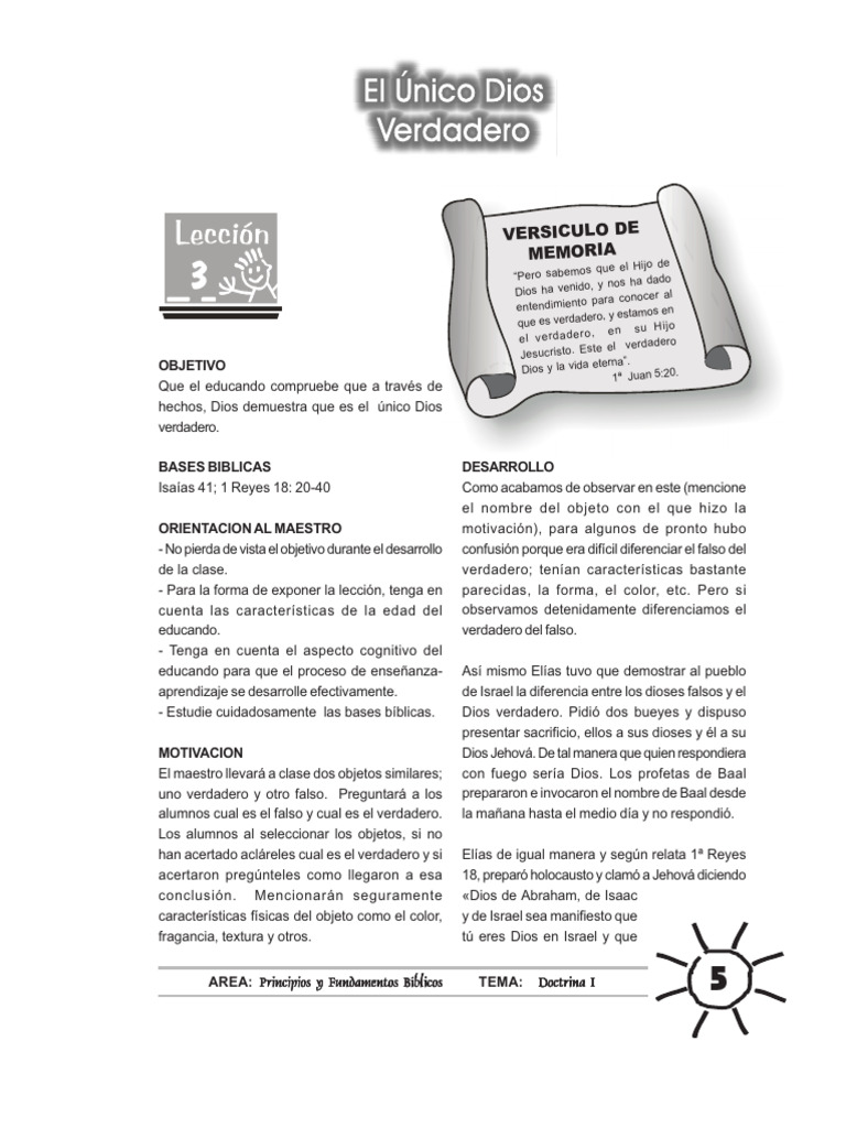 Lecciones Biblicas | PDF | Oración | Elijah