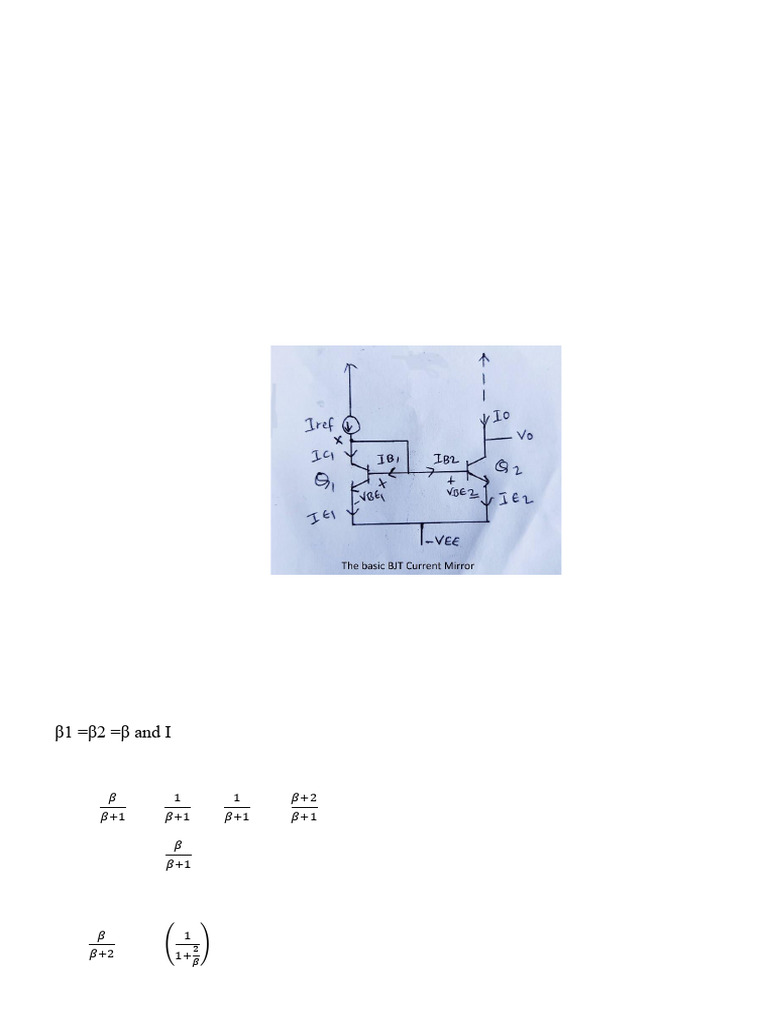 CH 1 - Operational Amplifier Circuit | PDF | Amplifier | Bipolar Junction Transistor