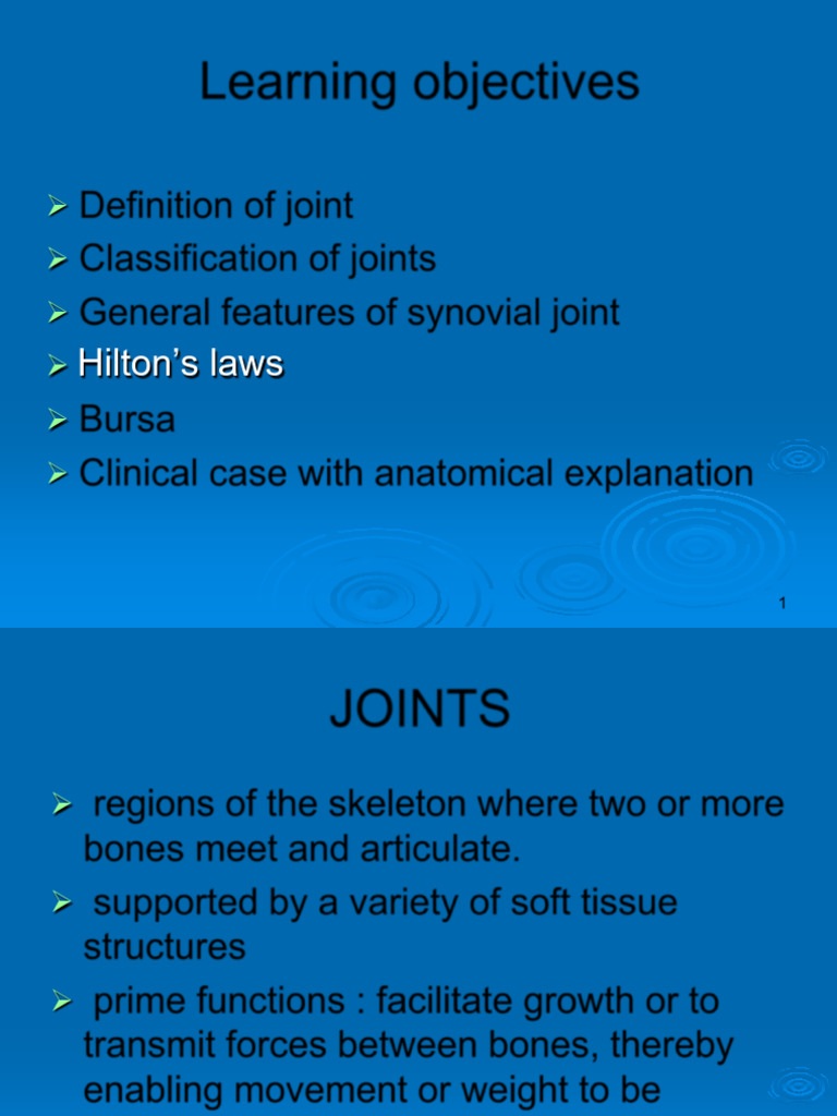 Joints PPT Converted Compressed | PDF | Anatomical Terms Of Motion | Knee
