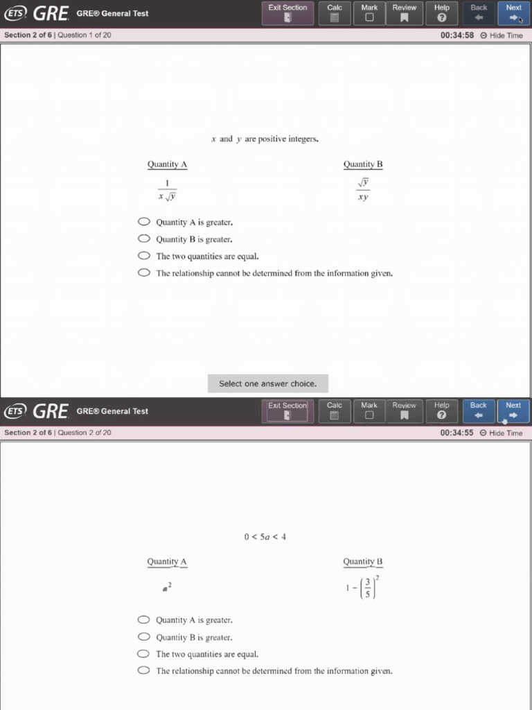 GRE General Test Question Example | PDF | Animals And Humans | Zoology