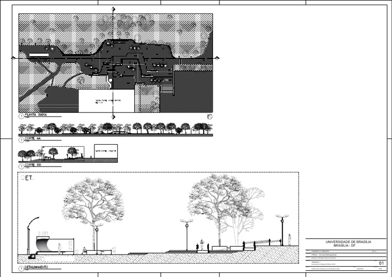 Projeto Praça Ru-A1 - Corrigido | PDF