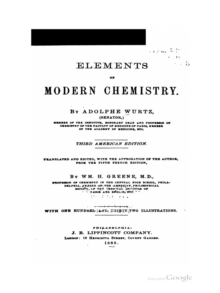 Elements of Modern Chemistry | PDF