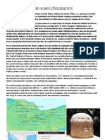 The Olmec Civilization | PDF | Mesoamerica | Culture Of The Americas