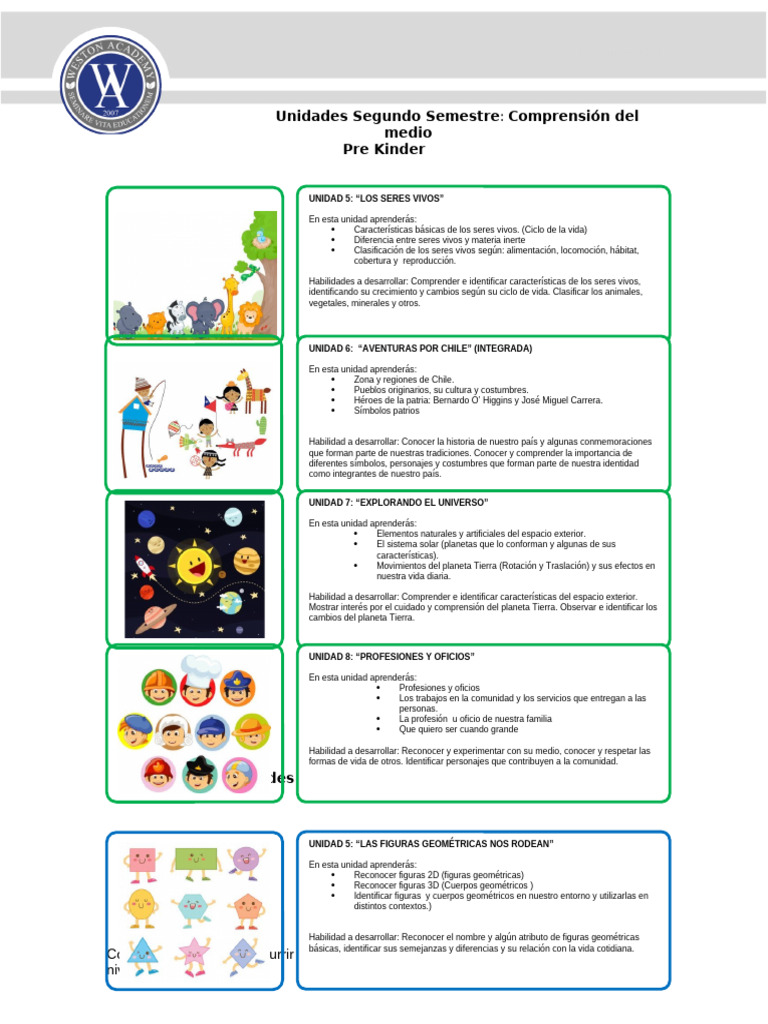 Portada Pre Kinder 2do Semestre 2024 | PDF | Sílaba | Educación de la ...