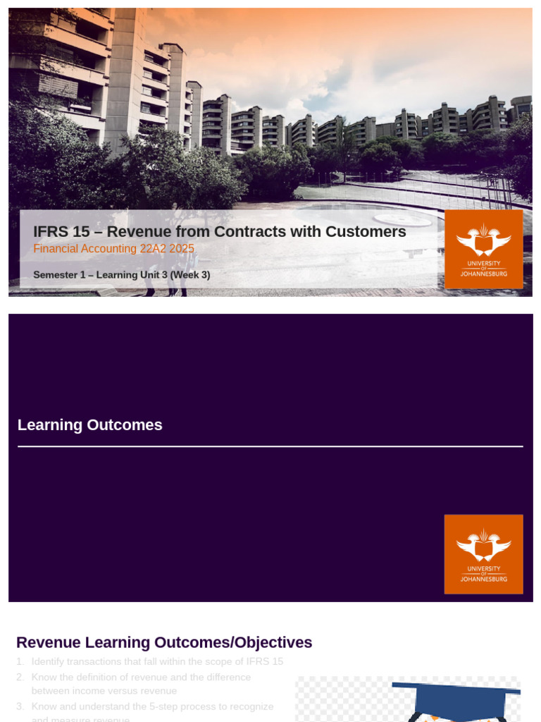Unit 3 - IFRS 15 Revenue Lecture 3 of 3 - Final 2025 | PDF | Debits And ...
