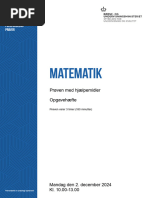 FP9 Matematik Med Hjælpemidler Maj 2024 | PDF