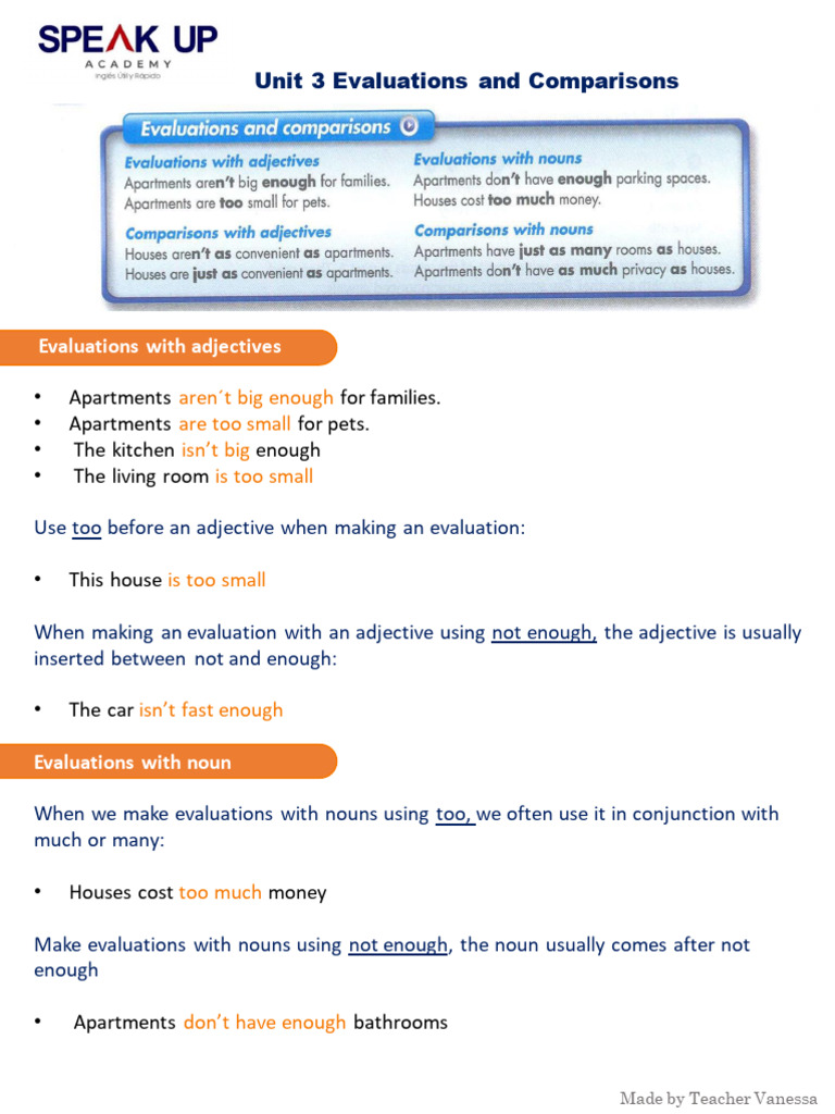 Grammar Review Unit 3 and Unit 4 | PDF | Verb | Adjective