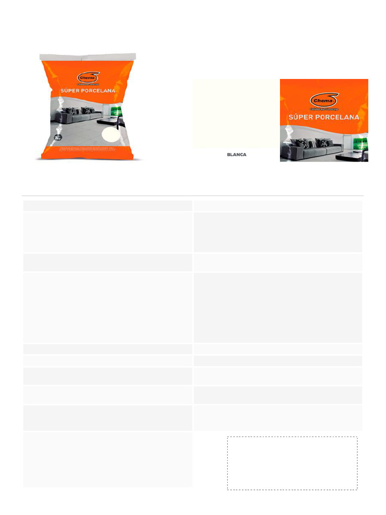 Chema Superporcelana 2024 Htecnica | PDF