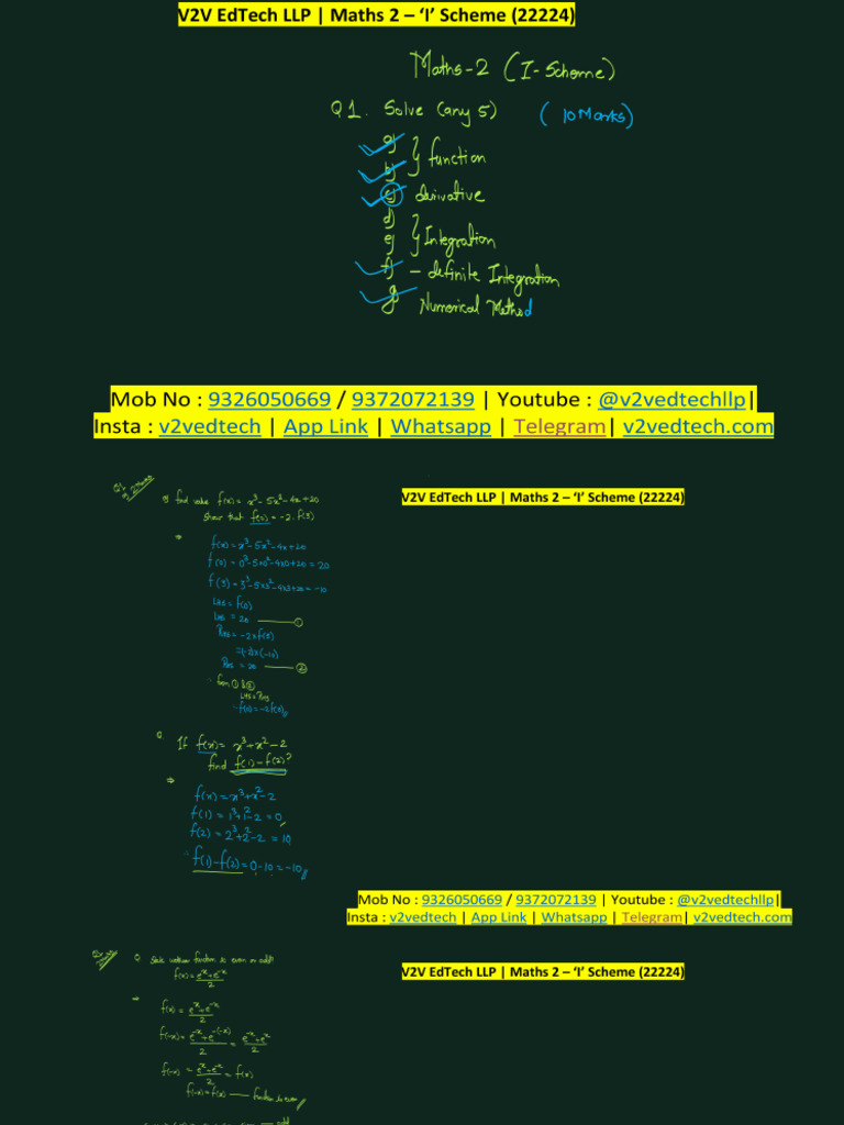 m2 Yt Ischeme YT Session Notes | PDF