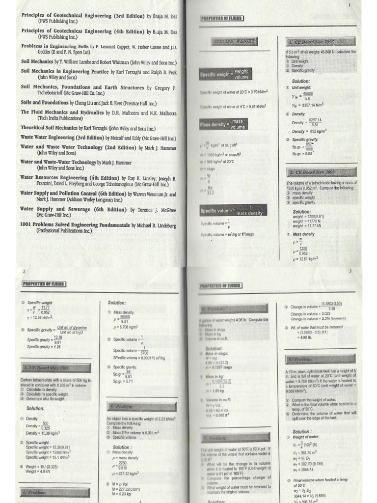 BESAVILLA - Fluid Mechanics and Hydraulics | PDF