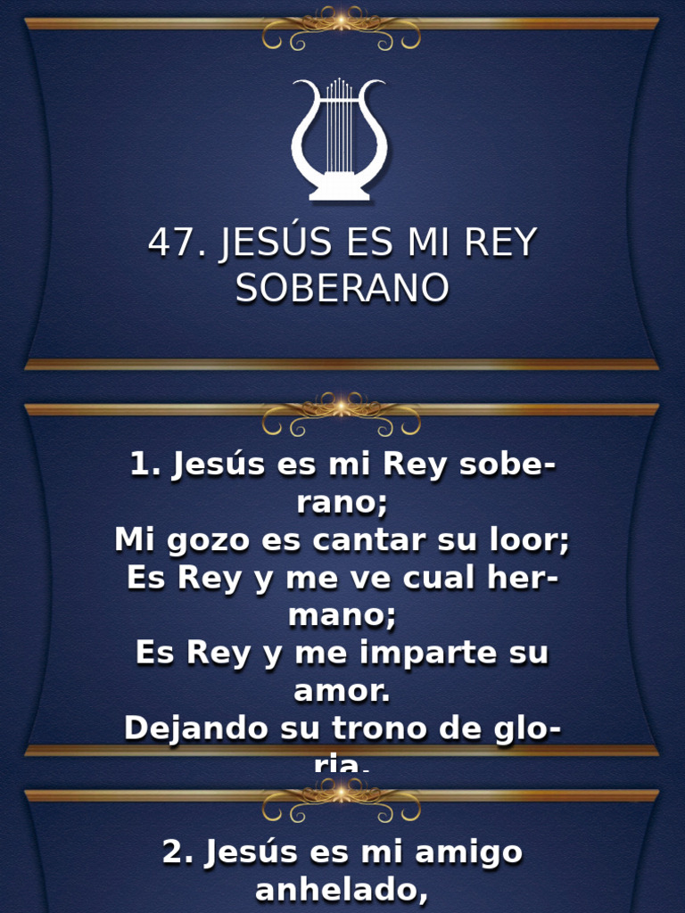 Jesús Es Mi Rey Soberano | PDF