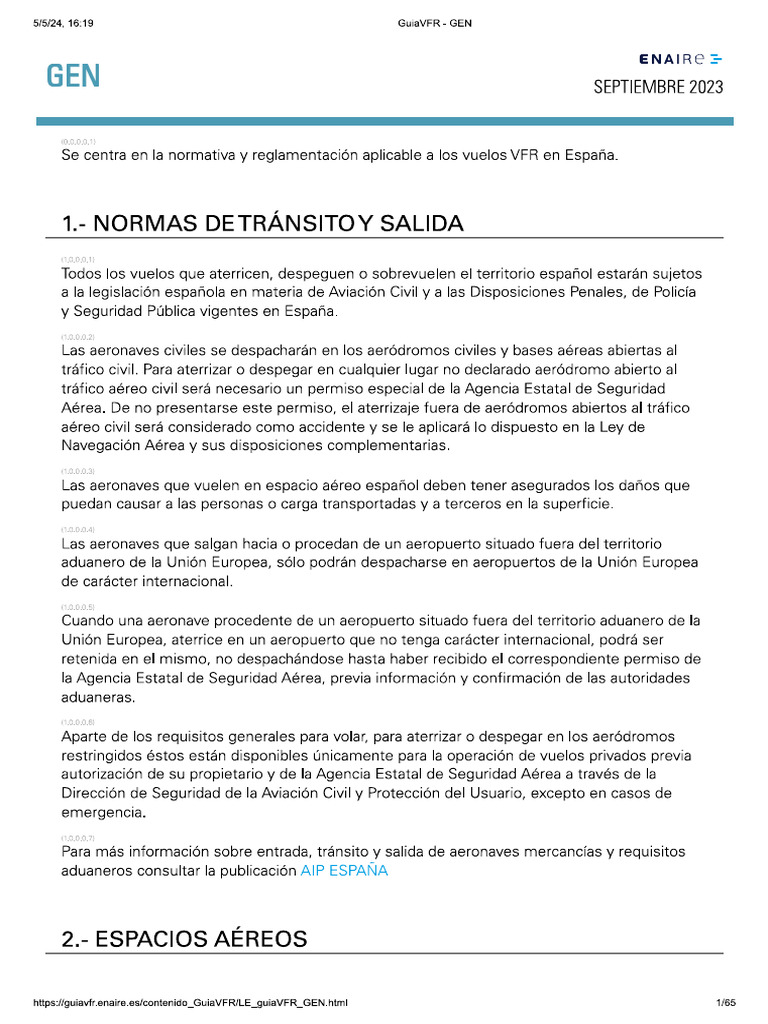 Guia VFR | PDF