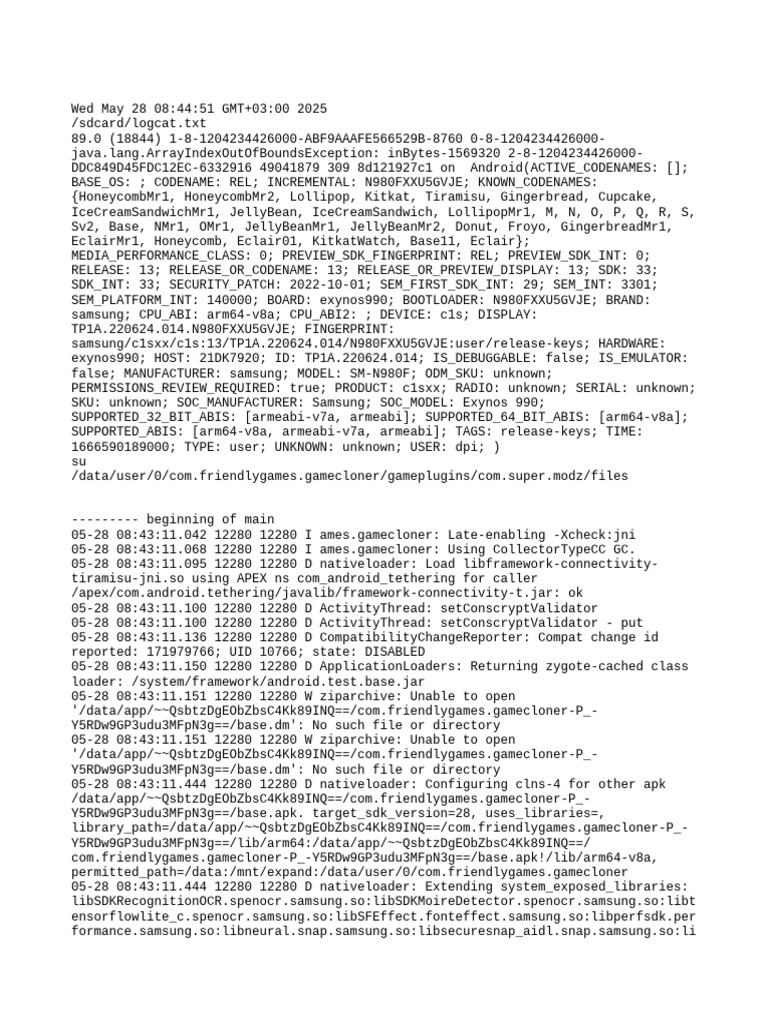 Logcat | PDF | Java (Programming Language) | Software