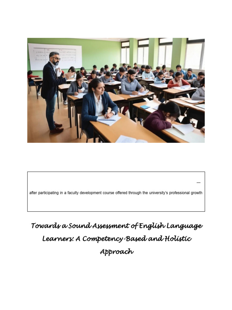 Towards A Sound Assessment of English Language Learners | PDF ...