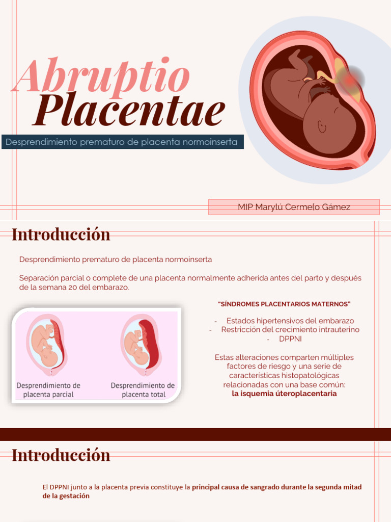Abruptio Placentae | PDF | Parto prematuro | Placenta