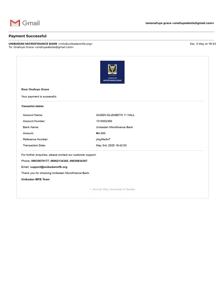 Payment Successful | PDF