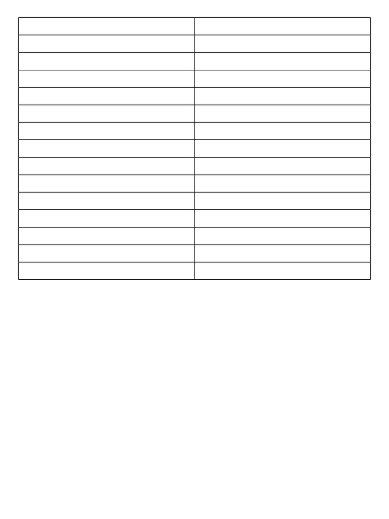 Tabela 15 Linhas | PDF