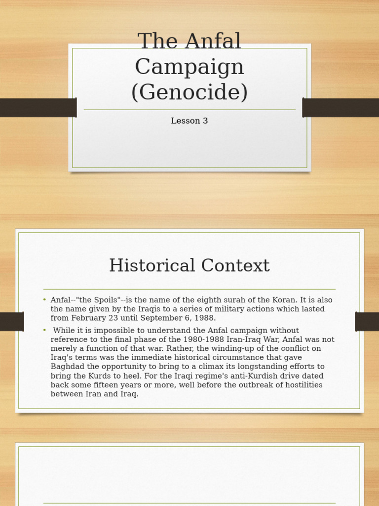 Anfal | PDF