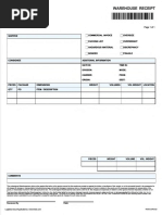 Warehouse Receipt Sample by Linbis | PDF | Warehouse | Receipt