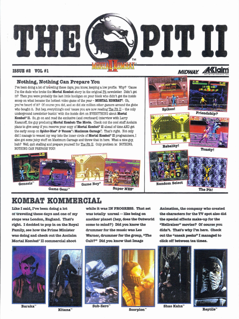 The Pit 2 Newsletter | PDF