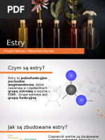 Estry - Budowa I Wlasciwosci | PDF