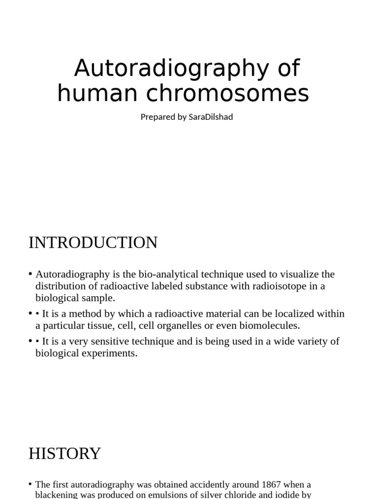 Autoradiography of Human Chromosomes | PDF | Radioactive Decay | Silver