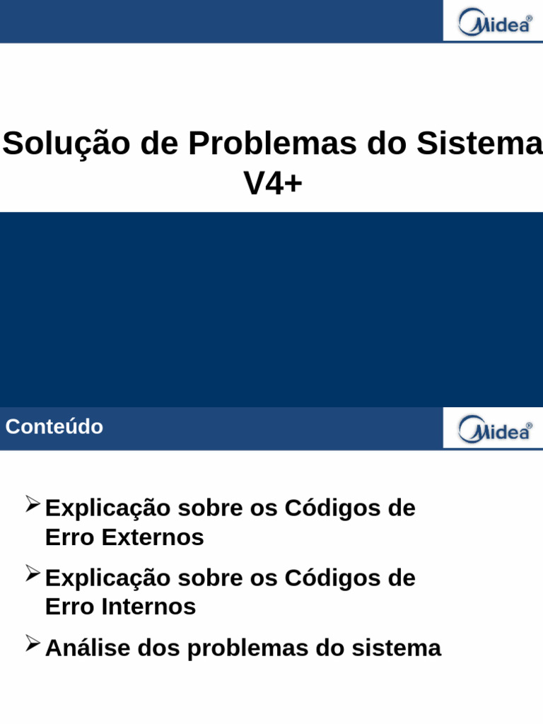 v4- Autodiagnostico Midea | PDF | Refrigeração | Placa de circuito impresso