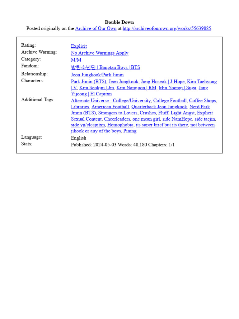 Double Down | PDF