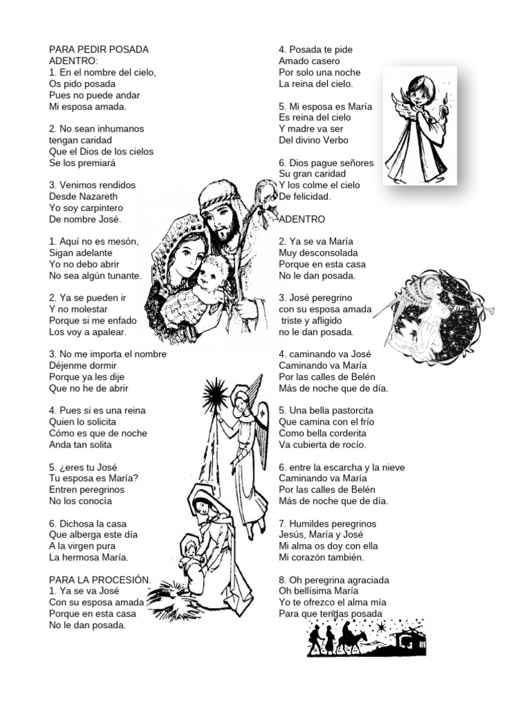 Cantos Para Las Posadas | PDF | María, madre de Jesús