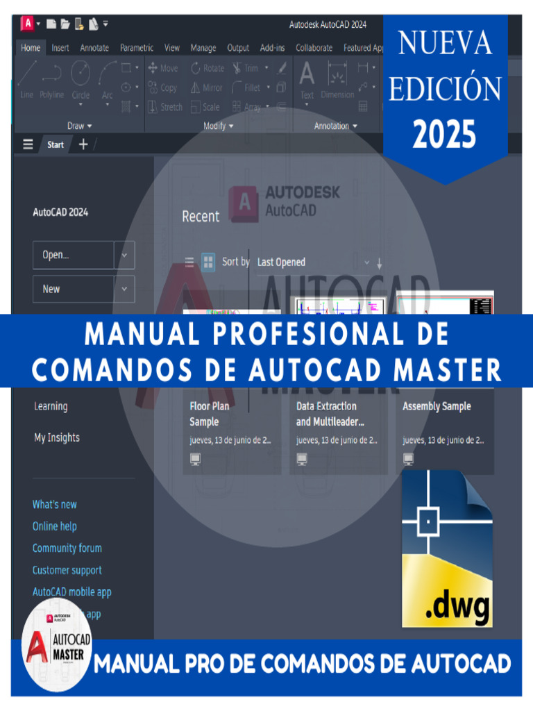 Manual de Comandos de AutoCAD 2025 | PDF | Diseño asistido por ...