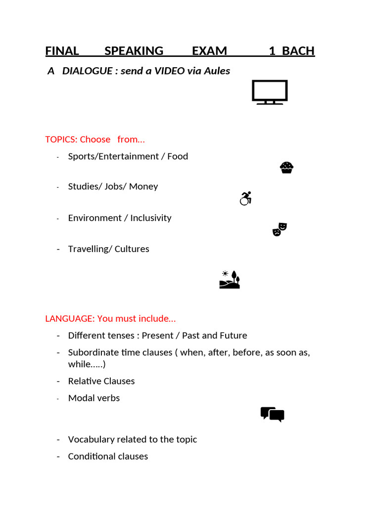 .Trashed-1749803380-Final Speaking Exam | PDF