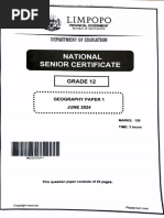 GP Geography Grade 12 September 2023 P1 and Memo | PDF | Tropical ...
