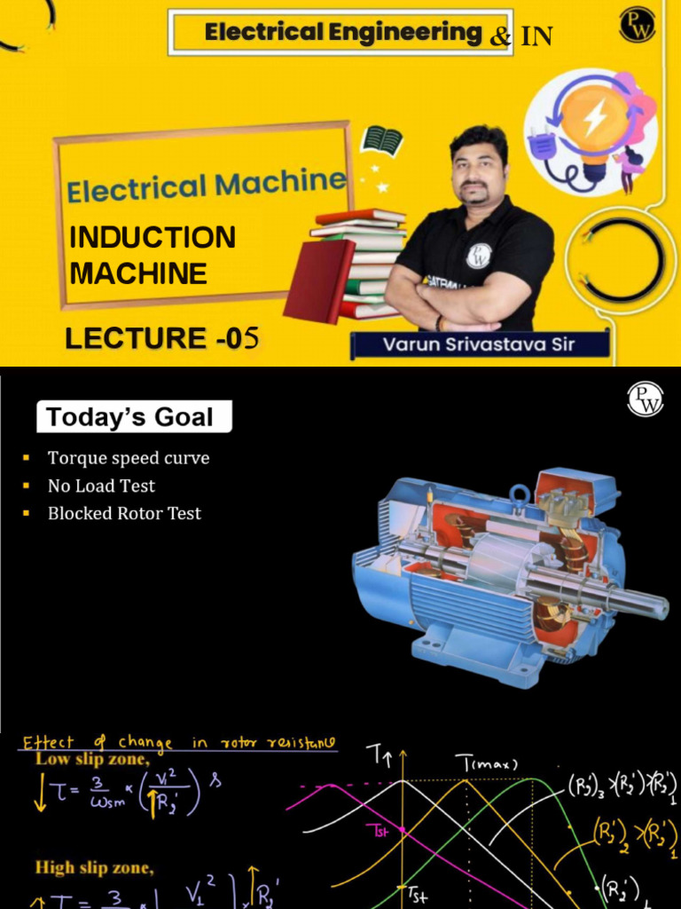 5-Induction Machine 05 Class Notes | PDF