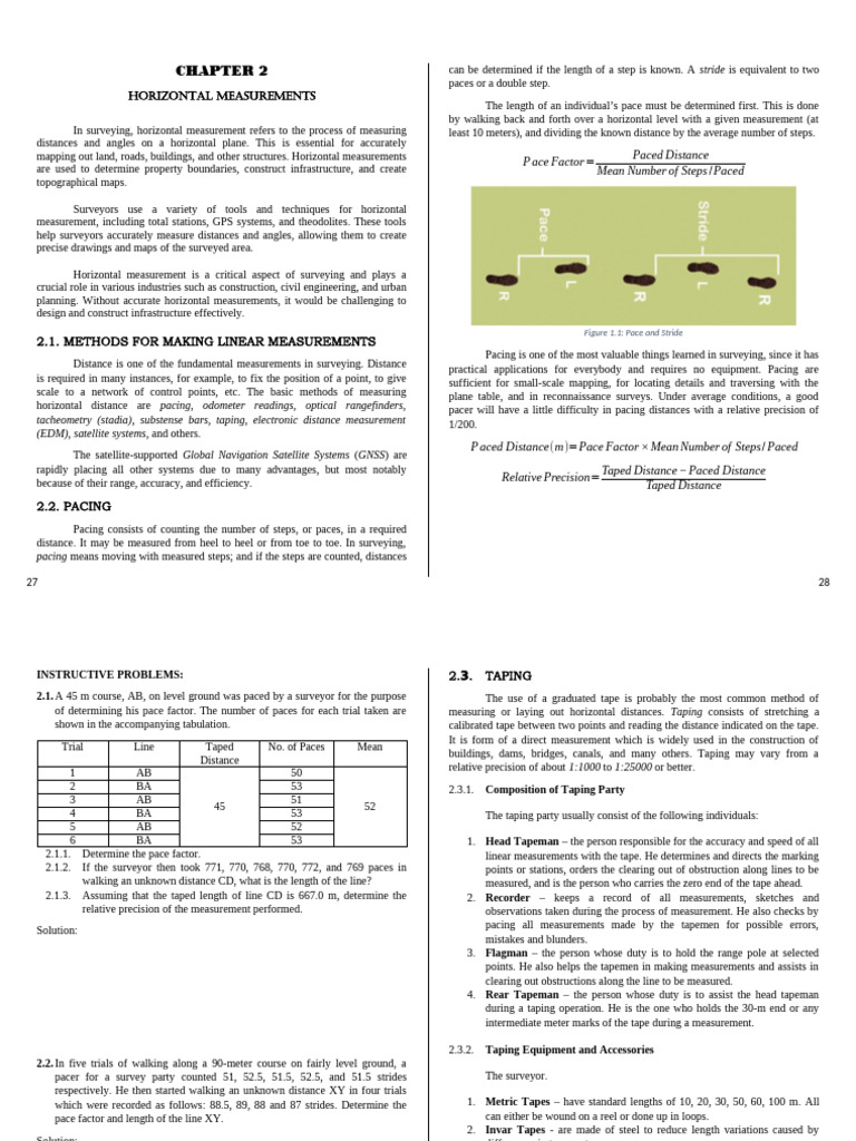 Fundamentals of Surveying Module 2 | PDF | Surveying