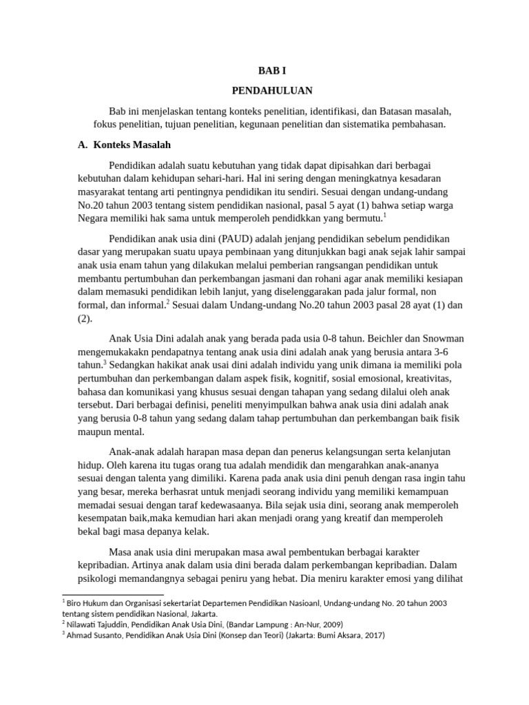 Latar Belakang BLM Selesai | PDF