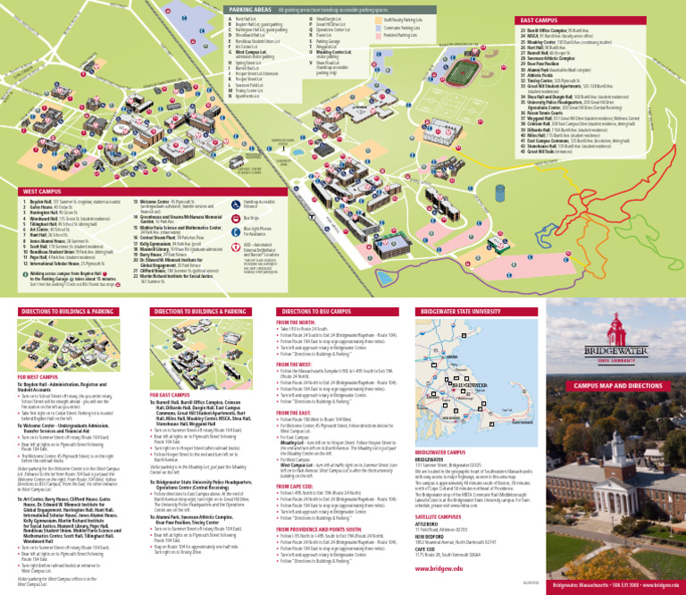 Bridgewater State University Campus Map | PDF