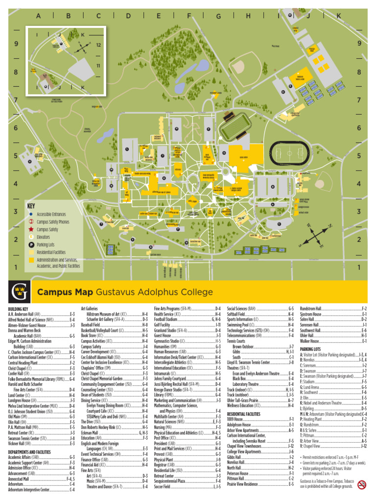 Gustavus Adolphus Map | PDF