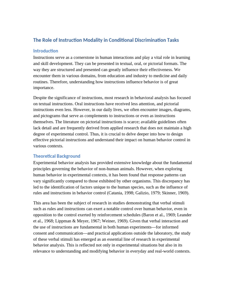 Translated Thesis Sample | PDF | Behaviorism | Behavior