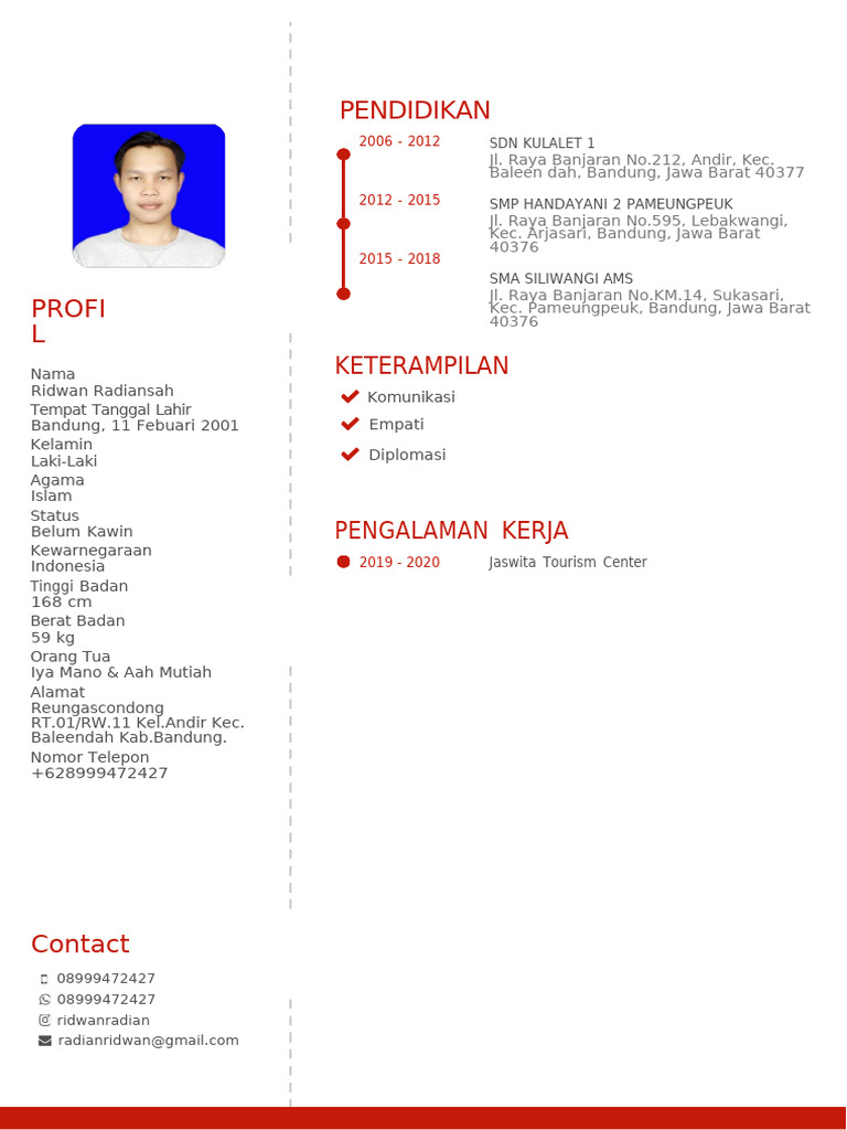 Contoh CV | PDF