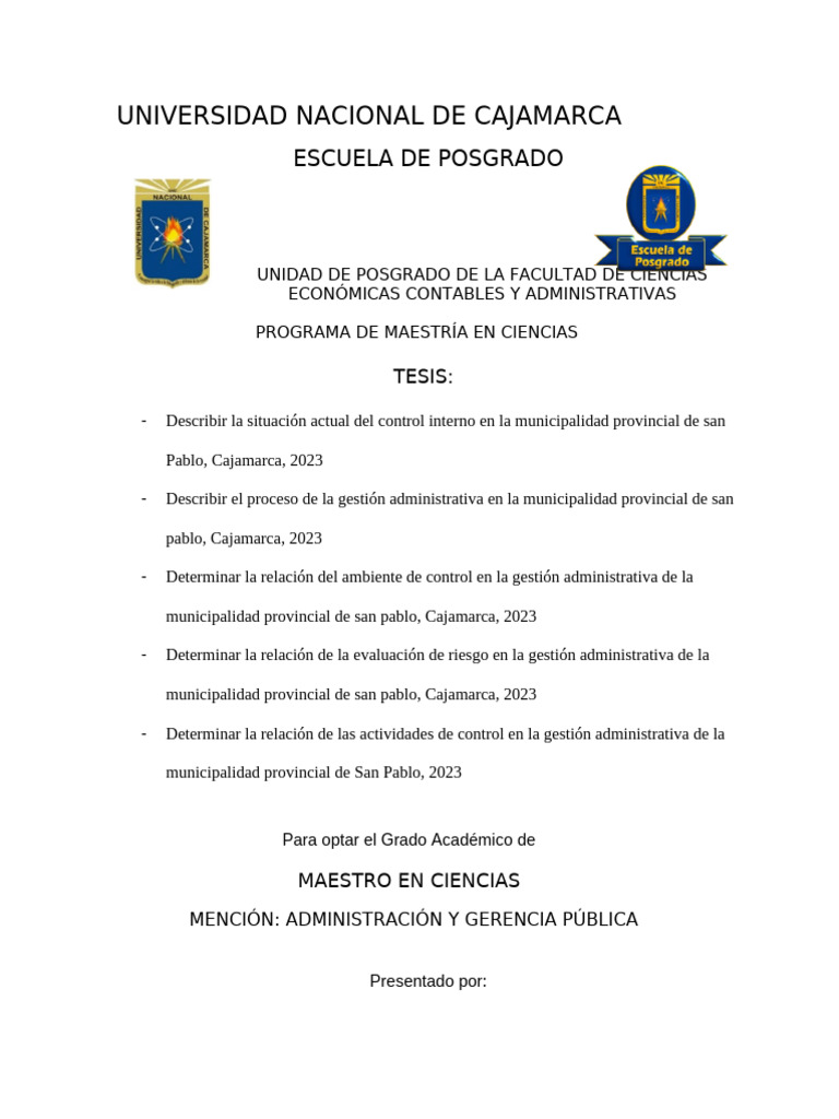 Tesis DCM Maestria Final | PDF | Burocracia