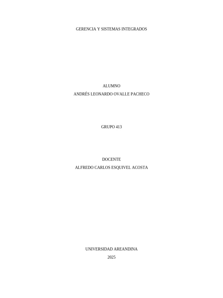 Act Eje1-Sistemas Integrados | PDF | Sistema de información geográfica ...