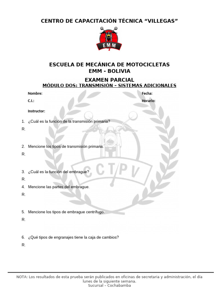 Examen SEGUNDO Módulo - 2022 | PDF