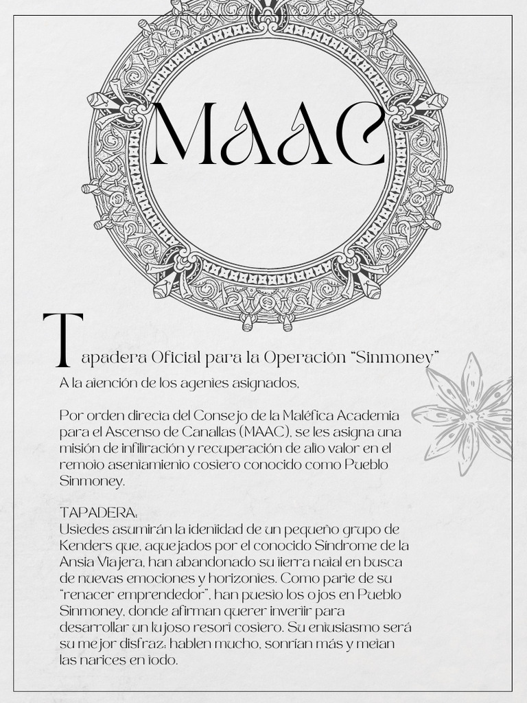 Carta de mision MAAC (2) | PDF