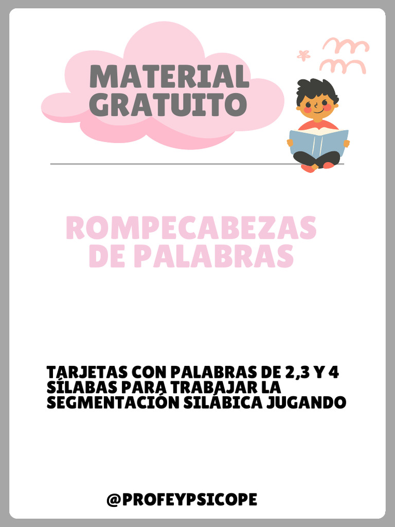 Rompecabezas de Palabras PDF | PDF