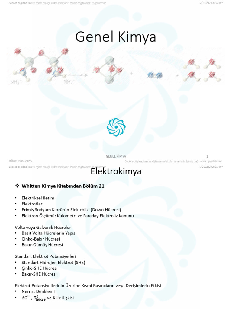 21-Elektrokimya | PDF