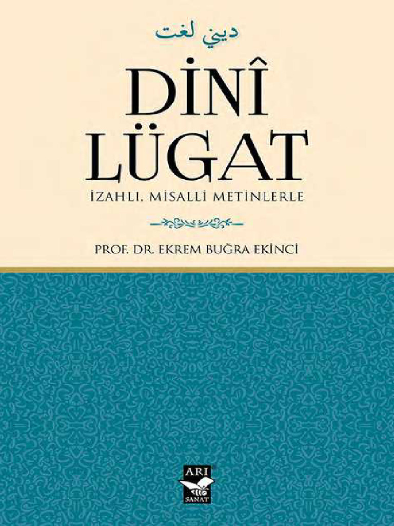 Mir - Az Ekrem Bugra Ekinci Dini Lugat Izahli Misalli Metinlerle | PDF