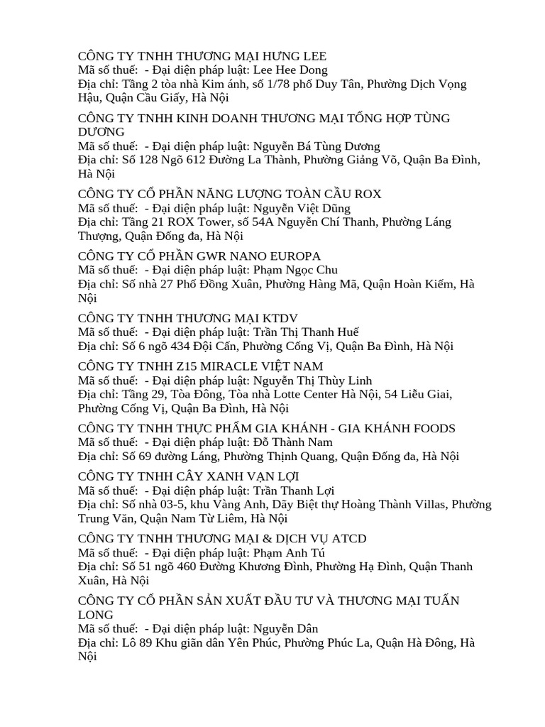 Doanh Nghiệp HN 2 | PDF