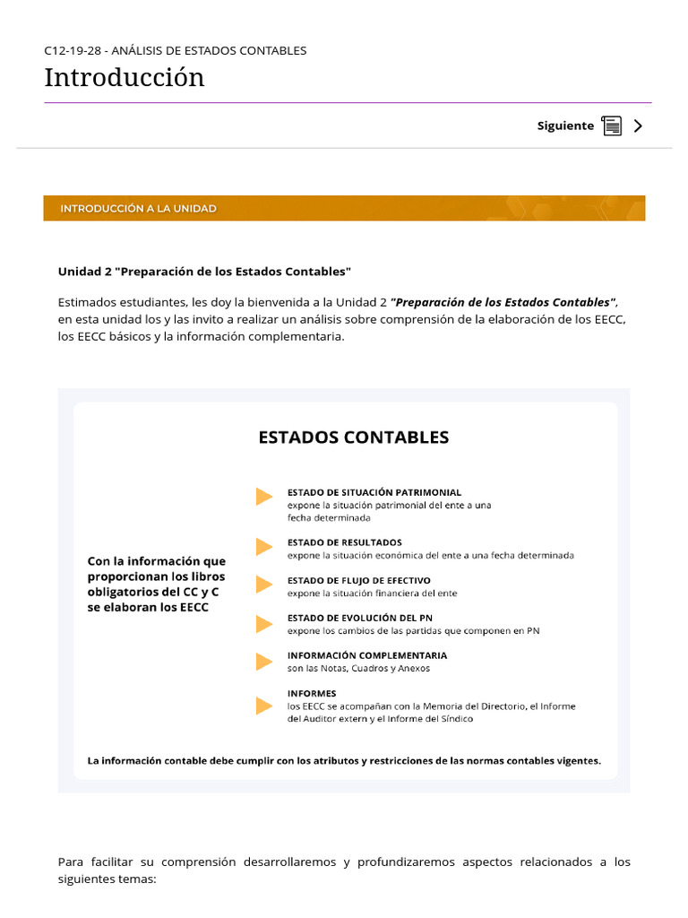 Unidad 2 Analisis de Los Eecc | PDF | Contabilidad | Estado financiero