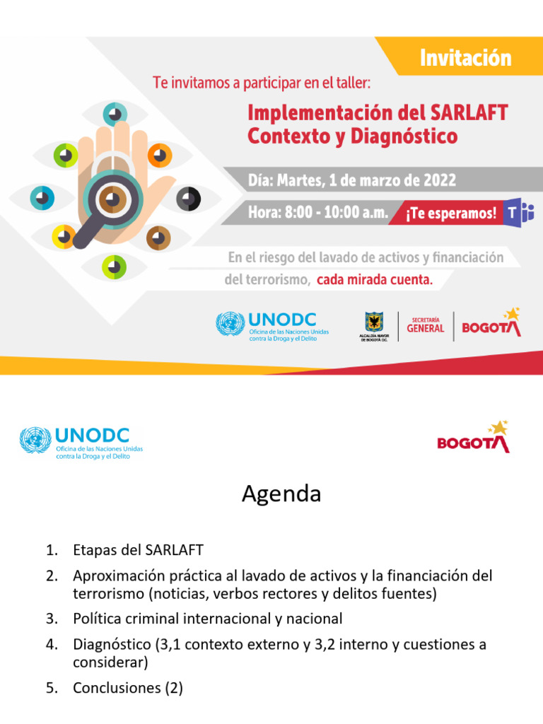 Taller Implementación Del SARLAFT Contexto y Diagnóstico | PDF | Lavado ...