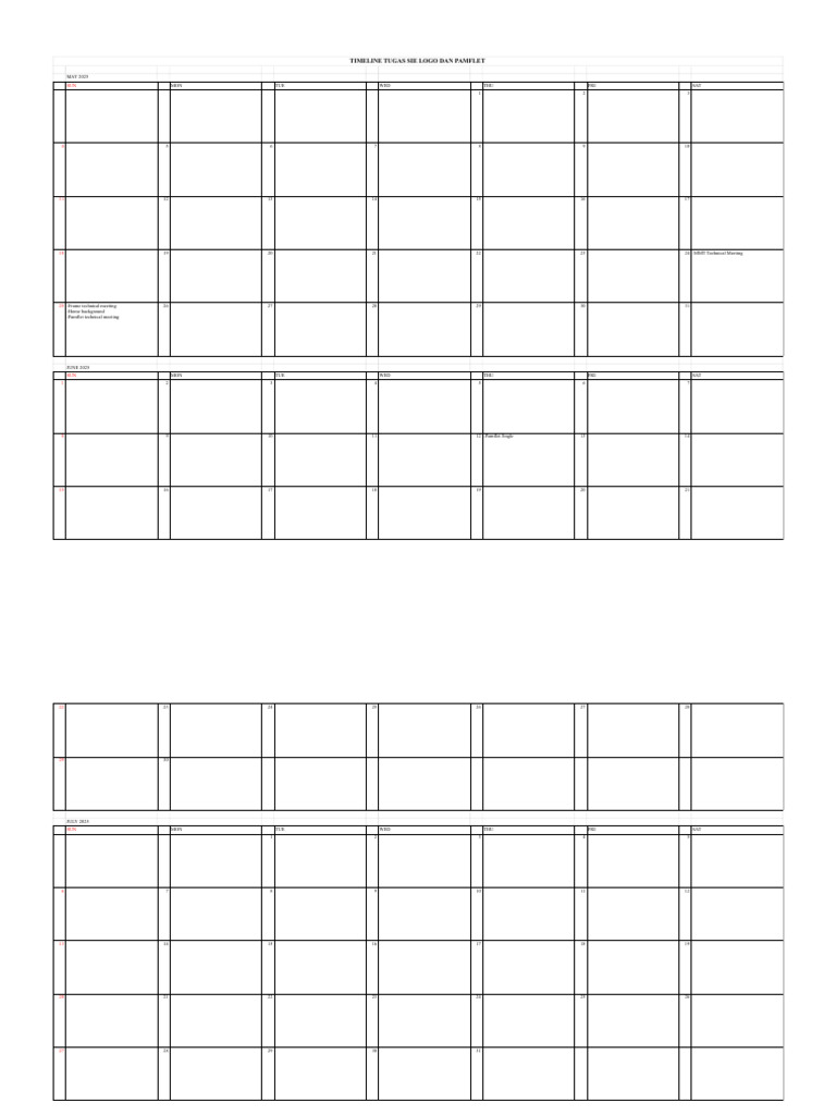Timeline Tugas Papi Smaga 2025 - Logo & Pamflet-1 | PDF